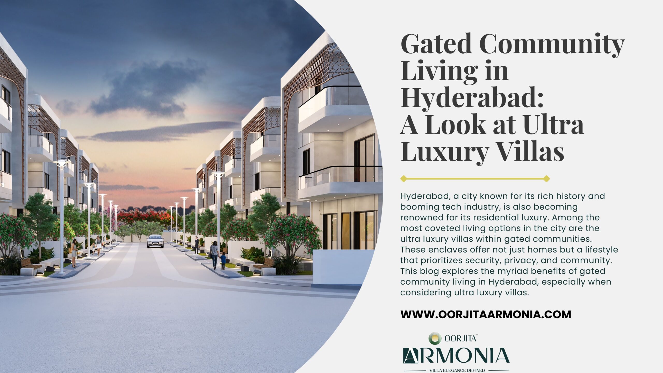 Explore Gated Community Perks in Hyderabad’s Luxury Villas - Oorjita ...